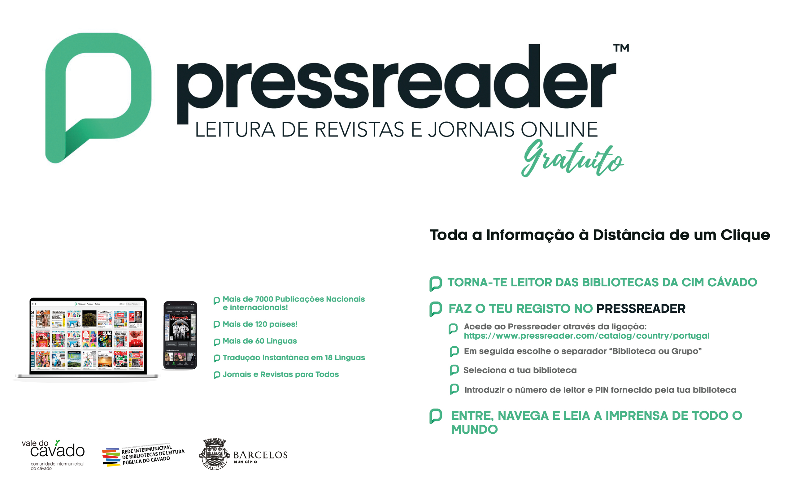 Biblioteca Municipal de Barcelos disponibiliza gratuitamente plataforma digital de jornais e ...